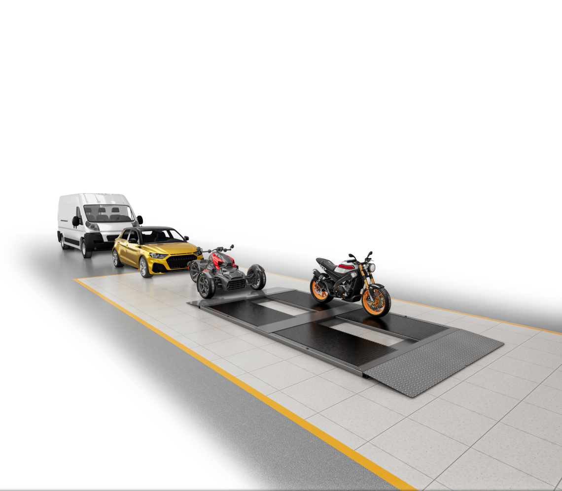 Rendering - Automotive testing equipment - Vamag