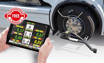 Mobile Wheel Alignment AM 3000 BT-T - Automotive testing equipment - Vamag