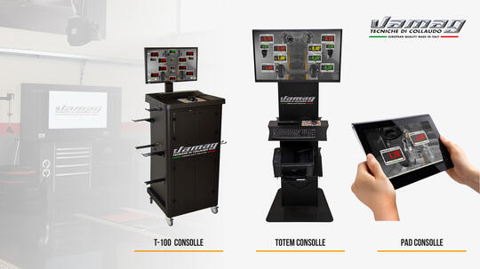 WHEEL ALIGNMENT - Automotive testing equipment - Vamag