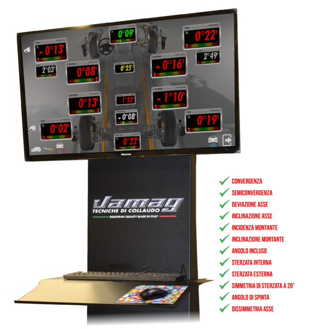 WHEEL ALIGNMENT - Automotive testing equipment - Vamag